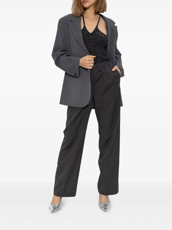 SAMSOE SAMSOE Straight-leg Trousers - Black
