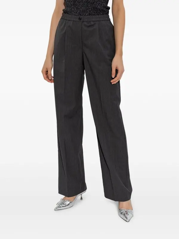 SAMSOE SAMSOE Straight-leg Trousers - Black