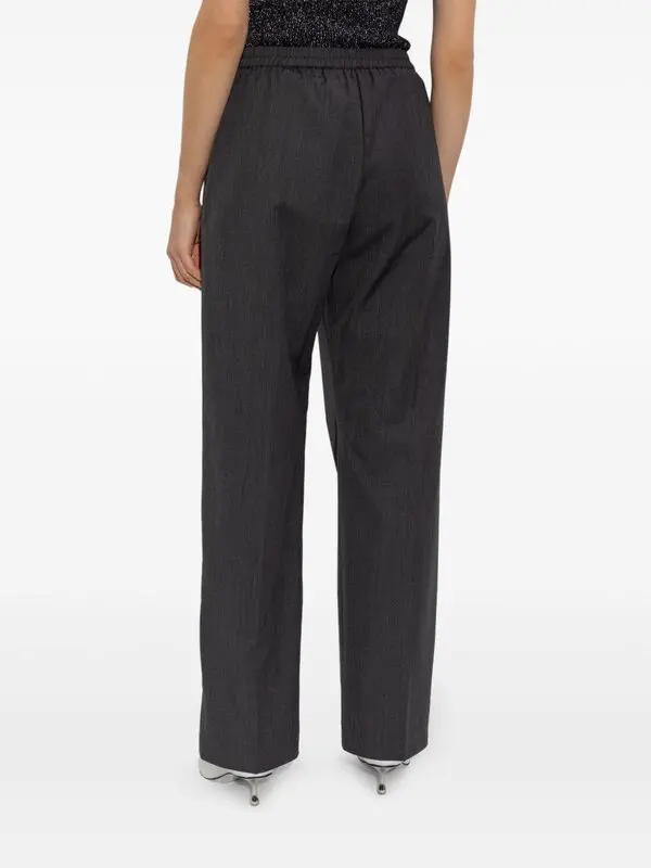 SAMSOE SAMSOE Straight-leg Trousers - Black