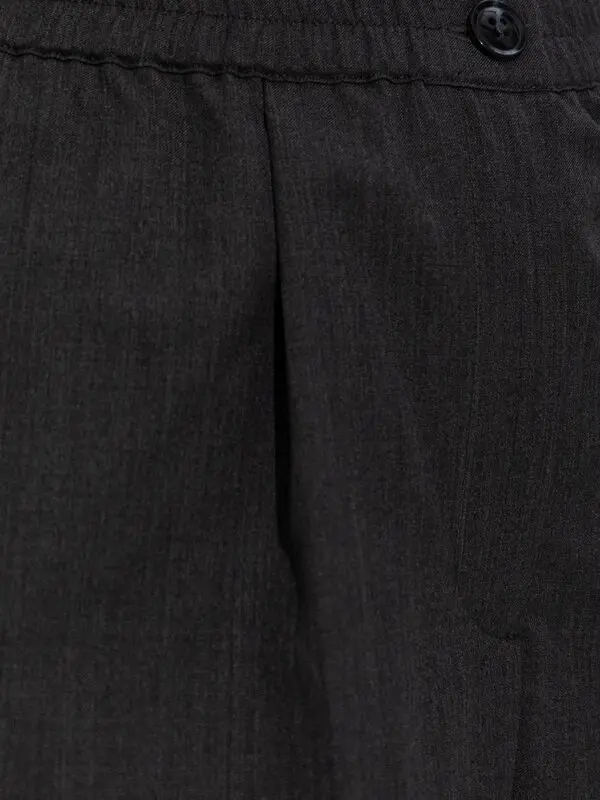 SAMSOE SAMSOE Straight-leg Trousers - Black
