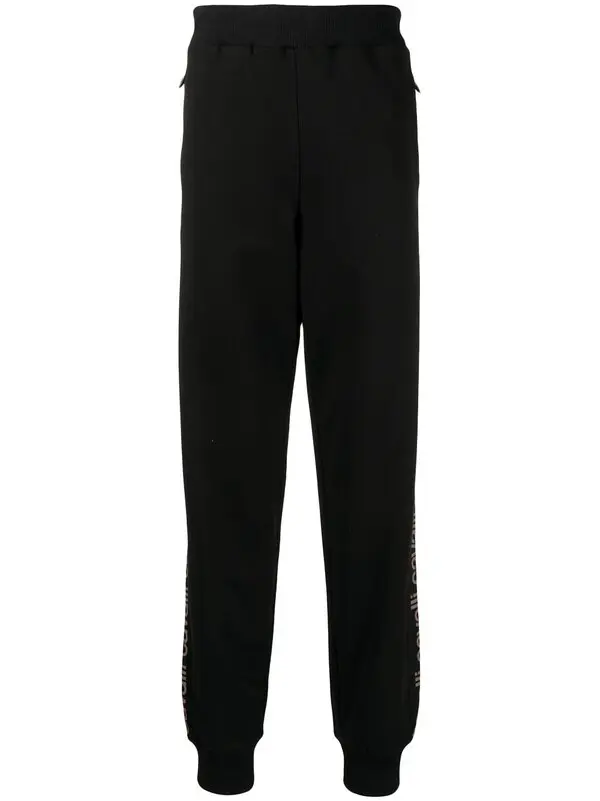 Roberto Cavalli Logo-stripe Track Pants