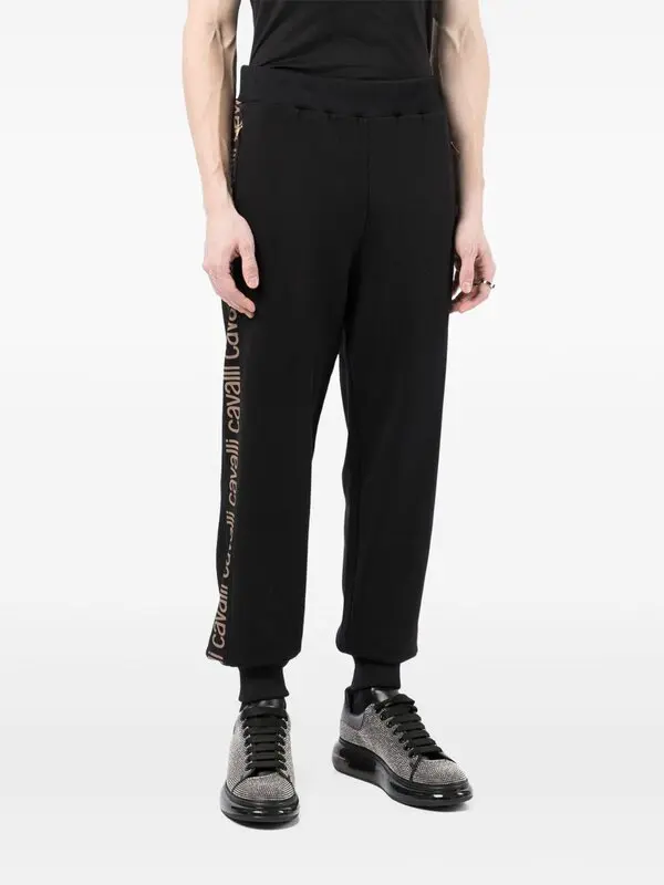 Roberto Cavalli Logo-stripe Track Pants