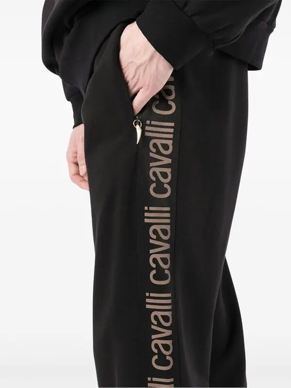 Roberto Cavalli Logo-stripe Track Pants