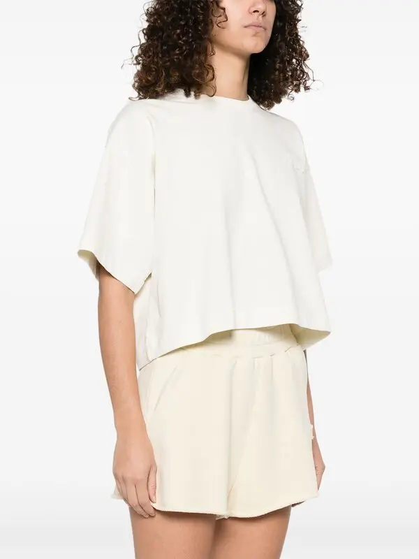 AUTRY Cropped T-shirt - Neutrals