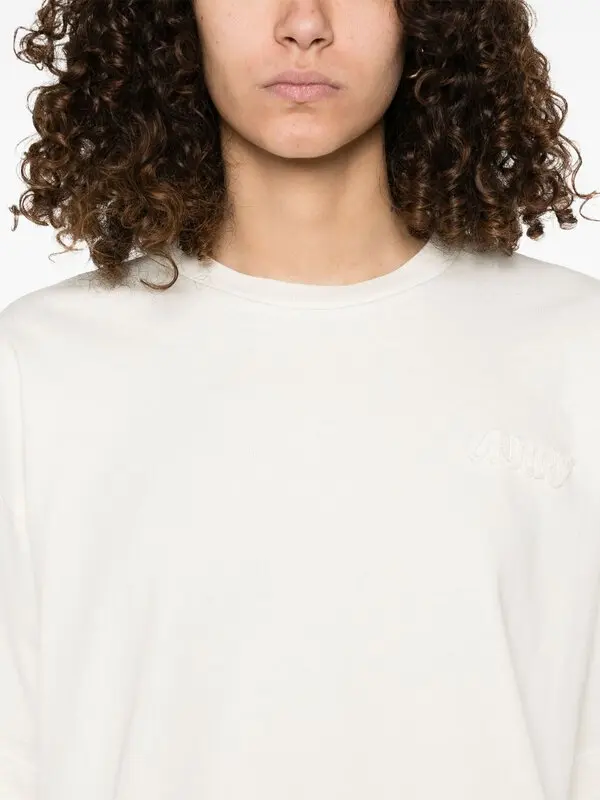 AUTRY Cropped T-shirt - Neutrals