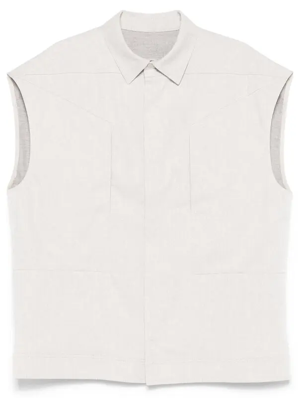Rick Owens Jumbo Sleeveless Jacket - Neutrals