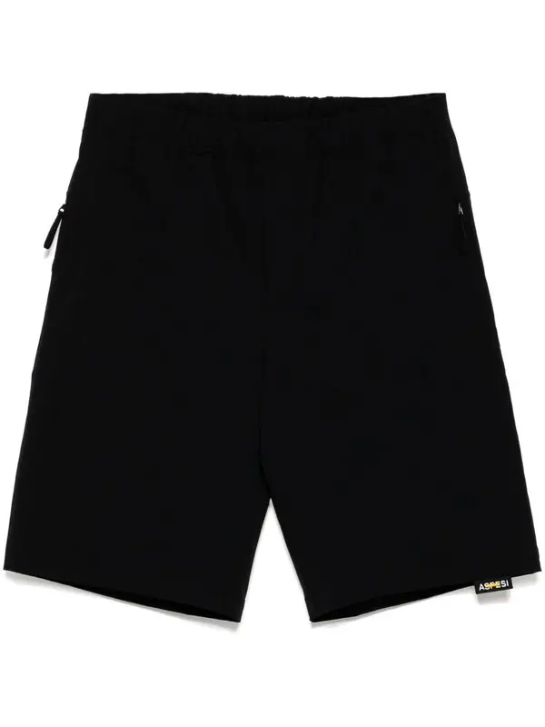 Aspesi Linen Garment Dyed Shorts