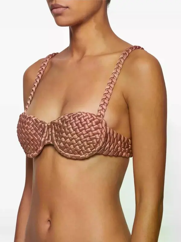 ISA BOULDER Challenger Bikini Top - Brown