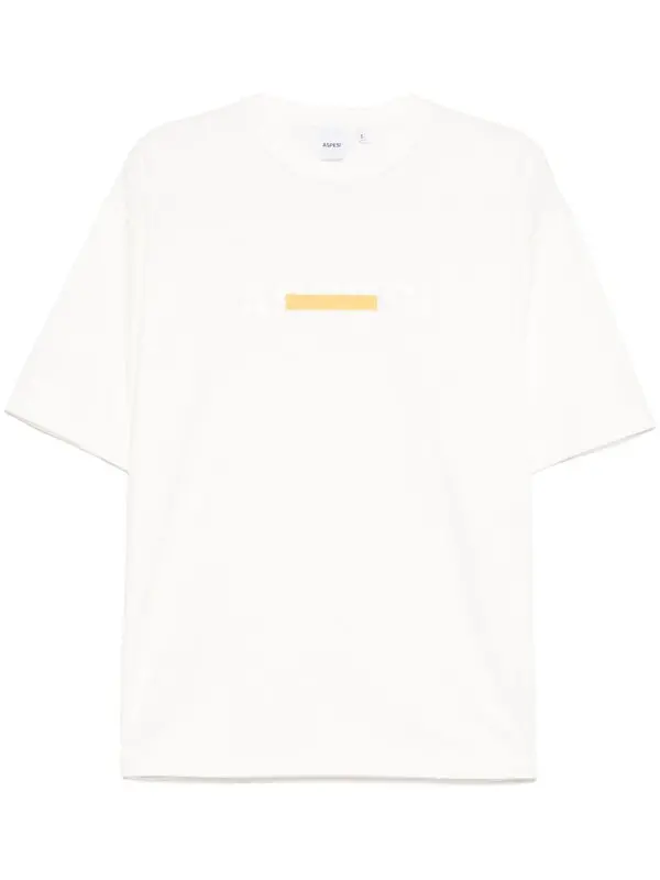 Aspesi Logo-printed T-shirt - White