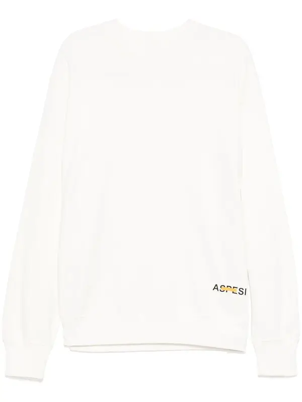 Aspesi Logo-print Sweatshirt - White