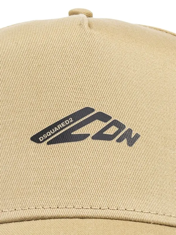 Dsquared2 Icon-print Cap - Neutrals