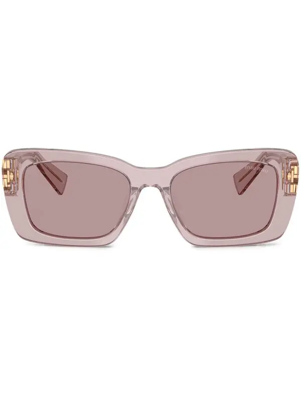 Miu Miu Oversize-frame Sunglasses - Pink