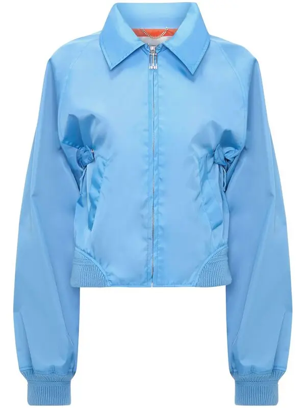 Victoria Beckham Harrington Bomber Jacket - Blue