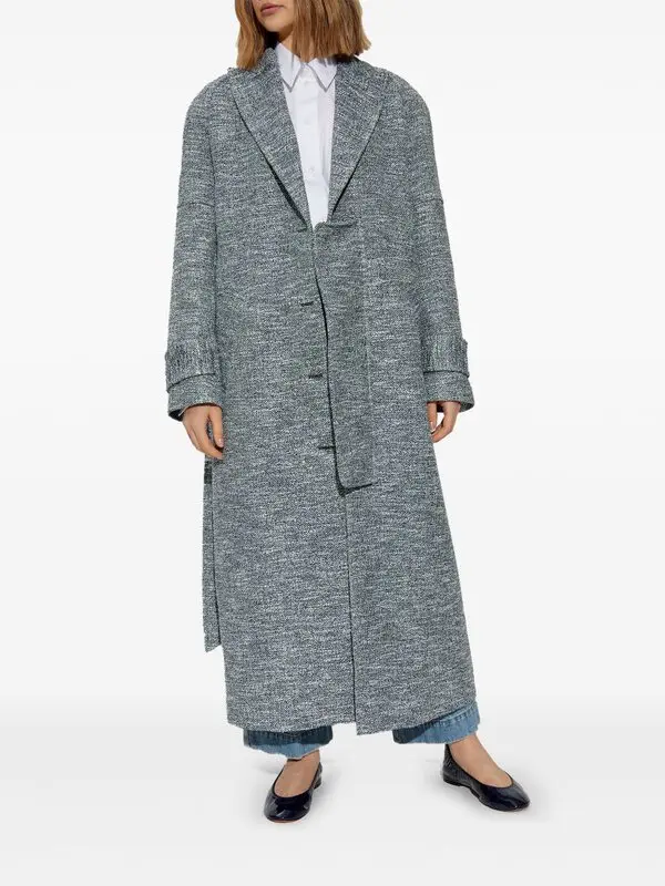 Victoria Beckham Raglan-sleeve Single-breasted Coat
