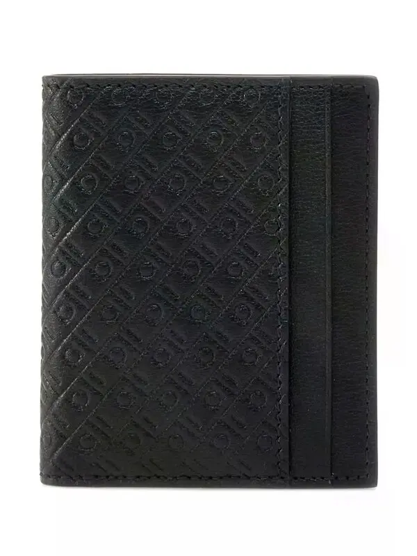 FERRAGAMO Monogram Card Holder - Black