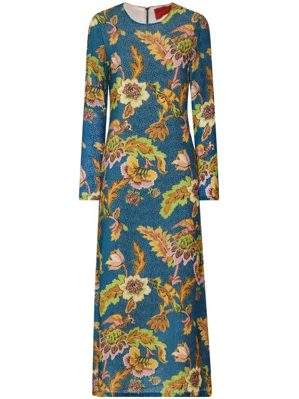 La DoubleJ Swing Maxi Dress - Blue