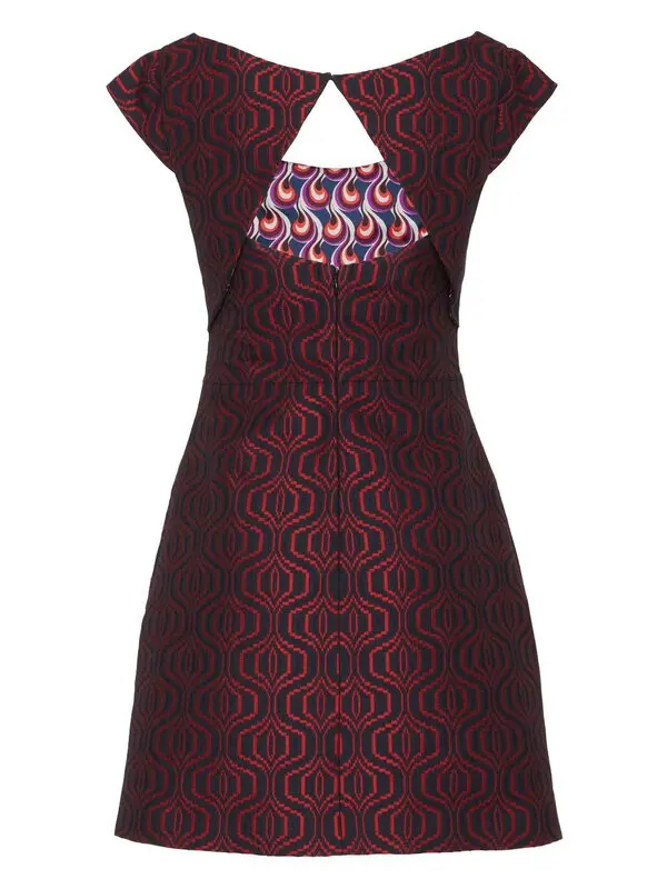 La DoubleJ Arabesque Mini Dress - Blue