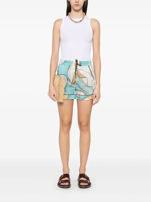 F.R.S For Restless Sleepers Lissipa Shorts In Blue - 32% Off