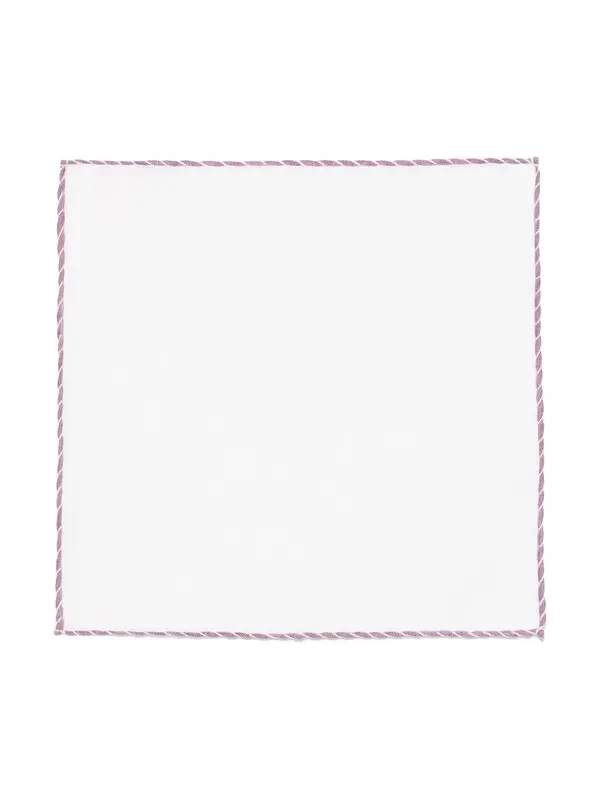 Eleventy Linen Handkerchief - White