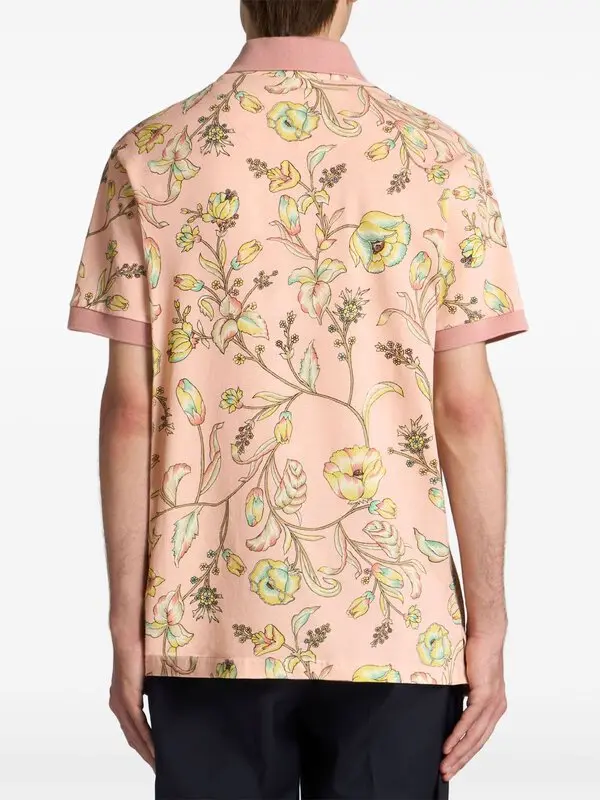 Etro Floral Polo Shirt - Pink