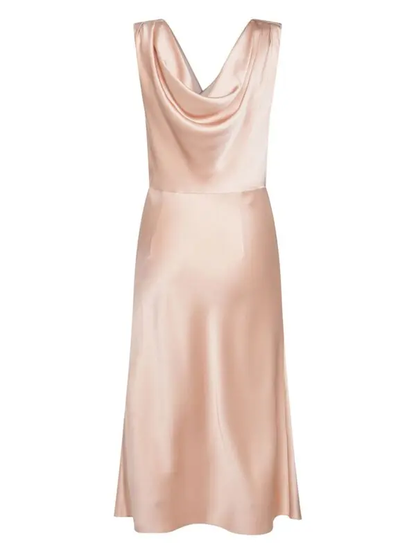 Blumarine Satin Midi Dress
