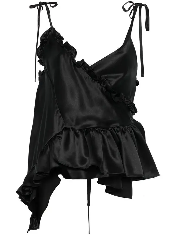 Cecilie Bahnsen Alessandra Top - Black