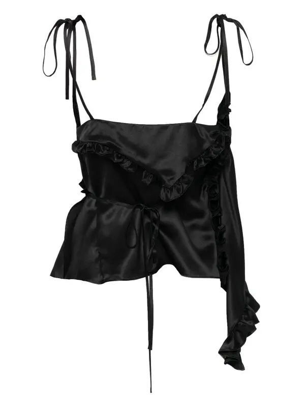 Cecilie Bahnsen Alessandra Top - Black