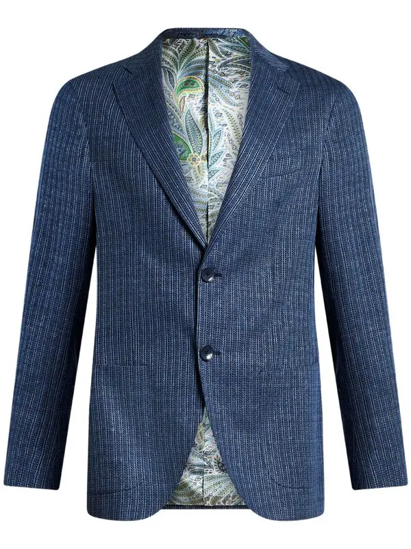 Etro Jersey Blazer - Blue