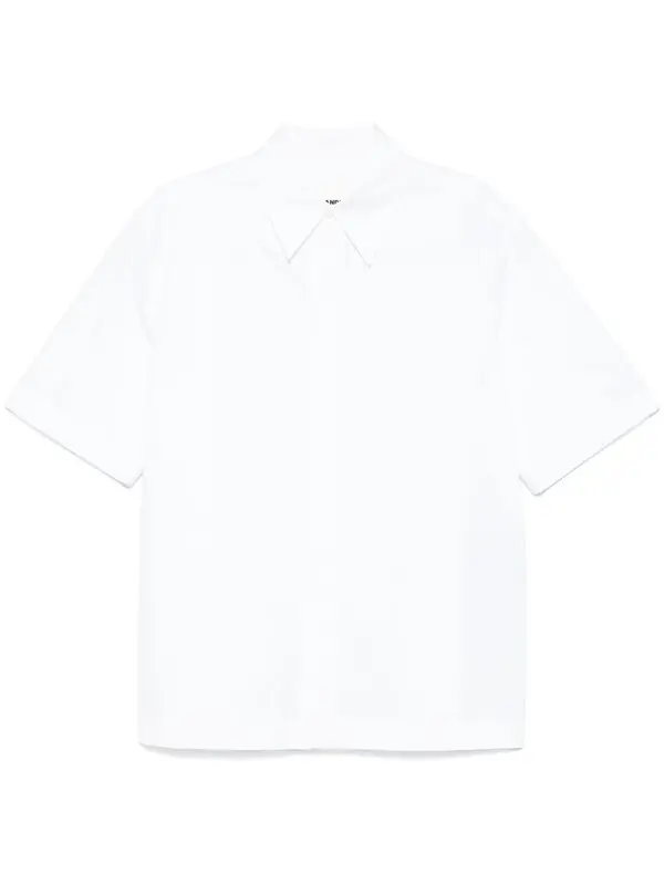 JIL SANDER Cotton Poplin Shirt - White