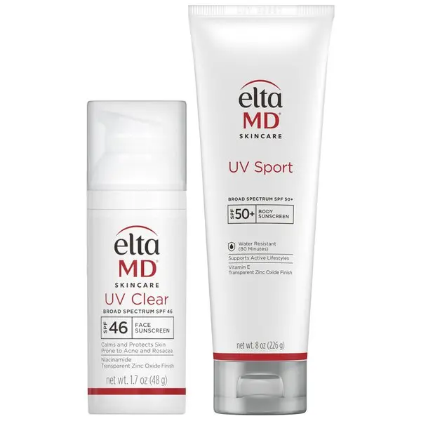 ELTAMD Uv Sport + Uv Clear Untinted Duo - One-color