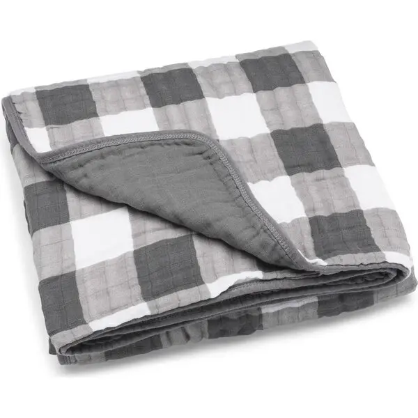 PARKER BABY CO. Muslin Quilt - Gray Buffalo