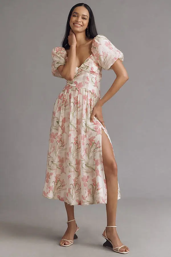 Puff Sleeves Astr Dresses Nordstrom ASTR The Label Floral Puff