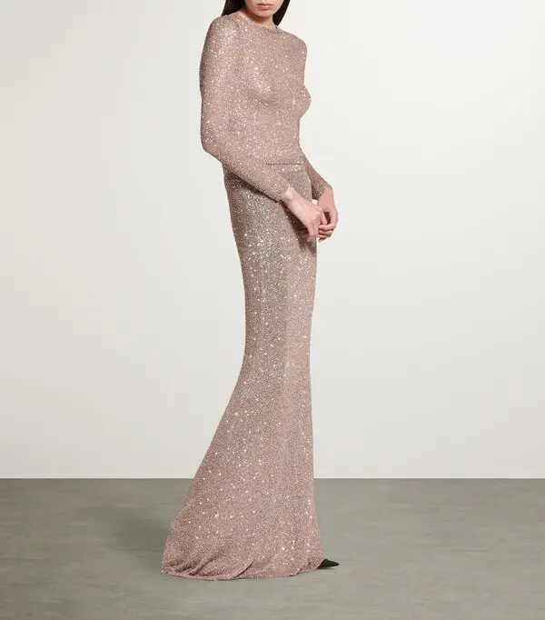 Balenciaga Sequinned Maxi Skirt