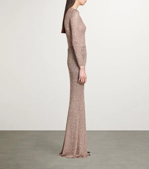 Balenciaga Sequinned Maxi Skirt