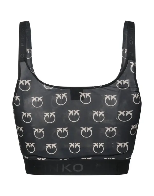 Pinko Cropped Logo-print Sports Top