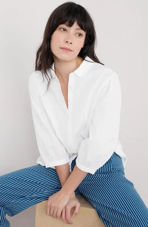 SEASALT CORNWALL Hope Cottage Organic Cotton Shirt - Salt