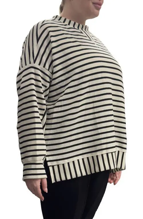 STANDARDS & PRACTICES Stripe Thermal Knit Top