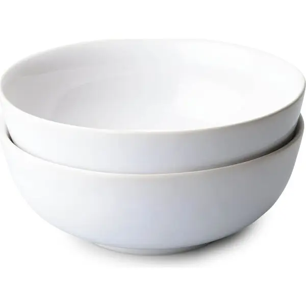 FABLE The Ramen Set Of 2 Bowls - Pearl White