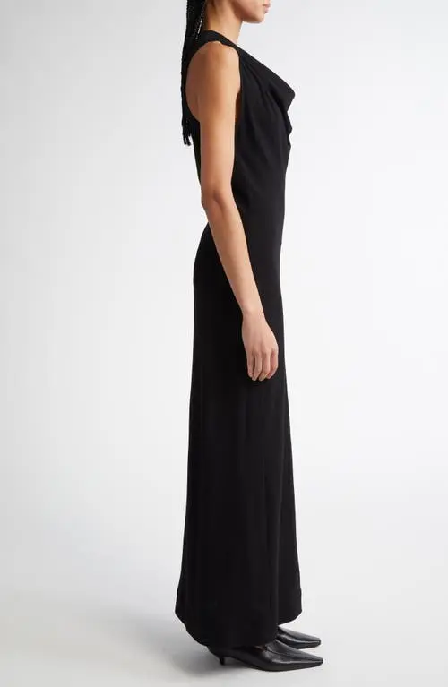 TOTEME Cowl Neck Stretch Crepe Dress