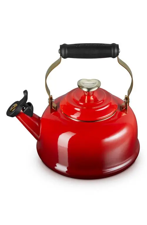 LE CREUSET Enamel On Steel 1.7 Qt Whistli - Cerise