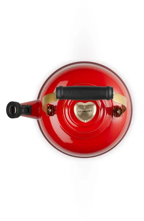 LE CREUSET Enamel On Steel 1.7 Qt Whistli - Cerise