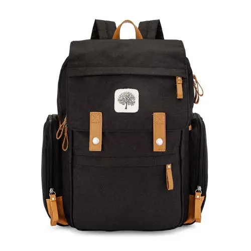 PARKER BABY CO. Birch Diaper Backpack - Black