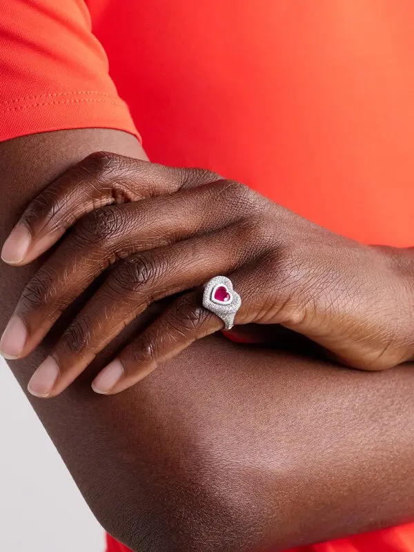 KAMYEN Manaal 2.0 Heart Ring - Pink