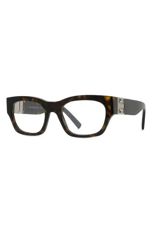 Givenchy 4g Square Eyeglasses - Blonde Havana