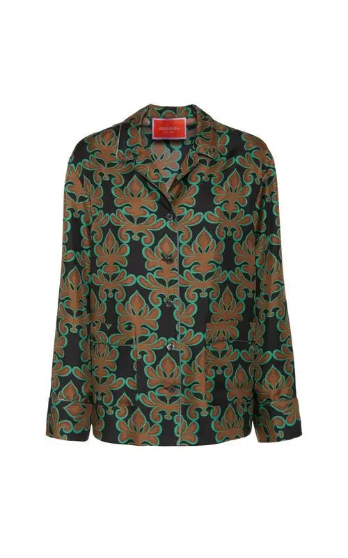La DoubleJ Pajama Shirt Herald - Black