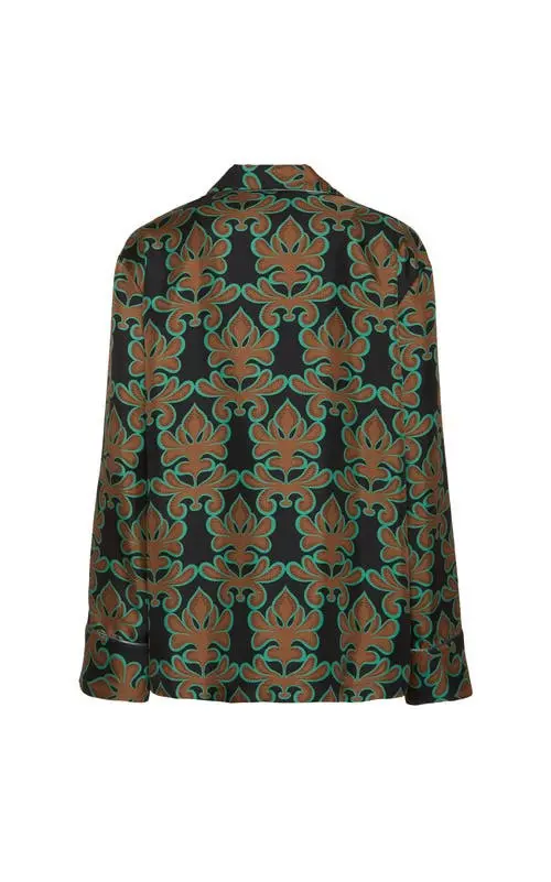 La DoubleJ Pajama Shirt Herald - Black