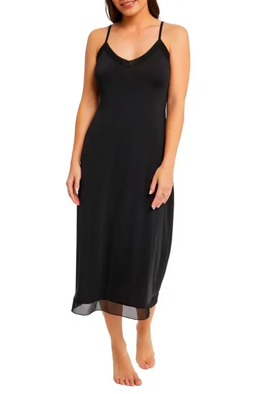 MONTELLE INTIMATES Maxi Slip - Black