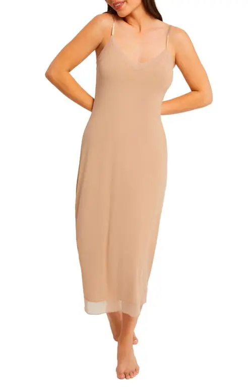 MONTELLE INTIMATES Maxi Slip - Sand