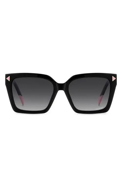 Missoni 55mm Gradient Square Sunglasses - Black/ Dark Grey