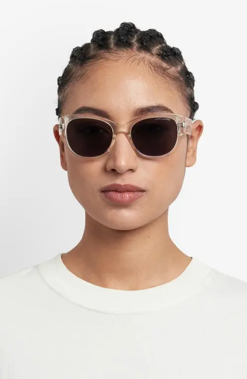Marc Jacobs 54mm Gradient Cat Eye Sunglasses - Crystal/ Grey